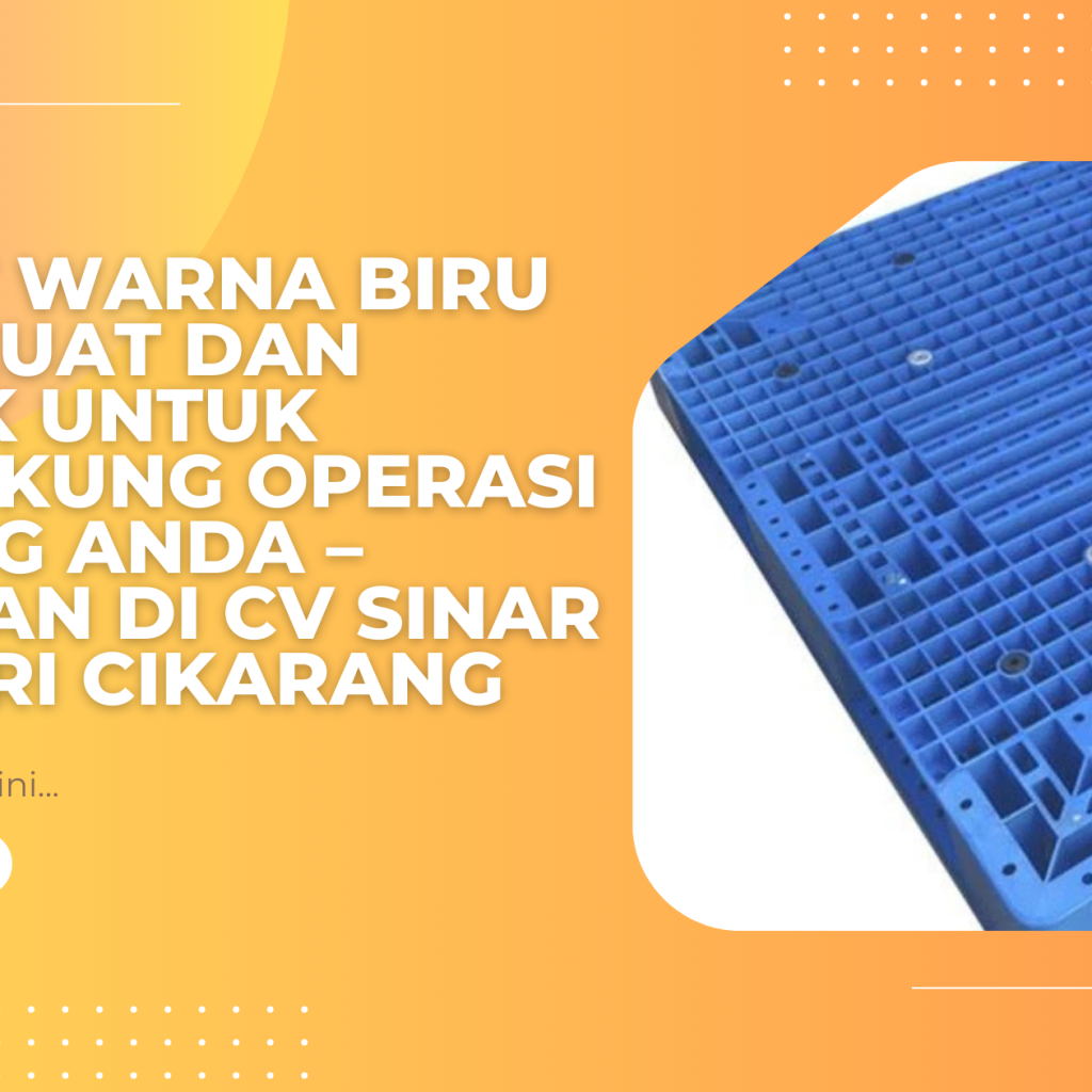Pallet Warna Biru yang Kuat dan Estetik untuk Mendukung Operasi Gudang ...